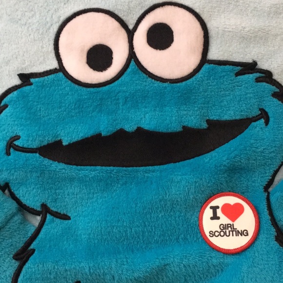 Sesame Street | Tops | Sesame Street Cookie Monster Sleepwear Shirt ...